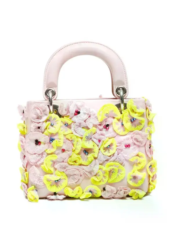Dior 2020s Mini Lady Tote Bag - Pink