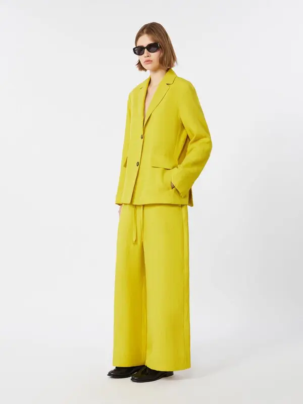Max Mara Pure Linen Canvas Jacket