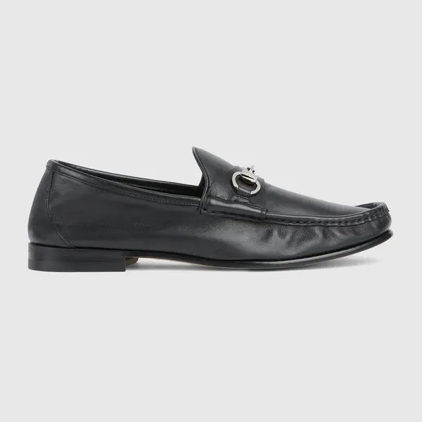 Gucci Horsebit Leather Loafer - Black