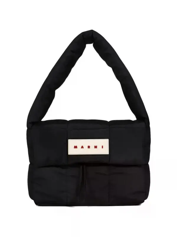 Marni Quilted Tote Bag - Black