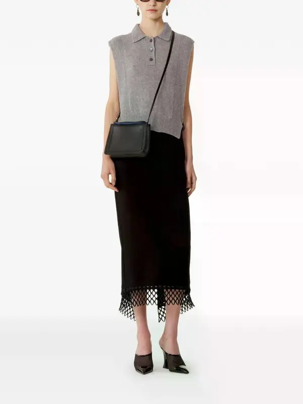 LANVIN Ribbed-trim Sleeveless Sweater
