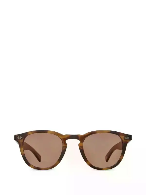 Garrett Leight Hampton Round-frame Sunglasses - Brown
