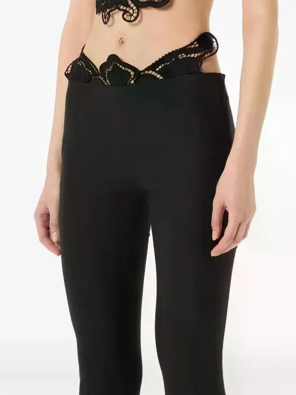 Blumarine Lace Detailed Trousers