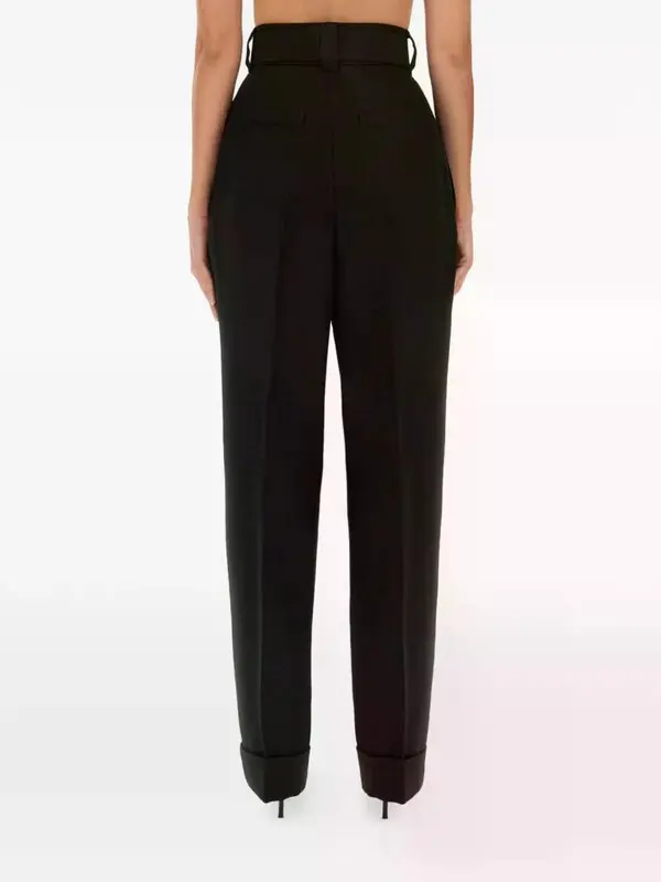 Max Mara Street Piano Trousers - Black