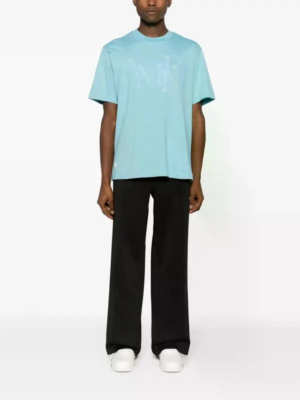Amiri Staggered Logo-appliqué T-shirt