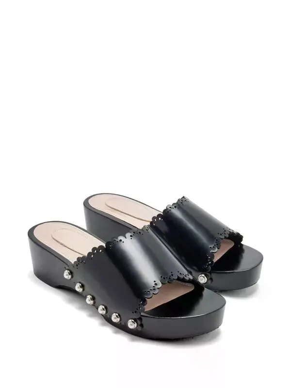 Simone Rocha Scalloped Pearl Sandals