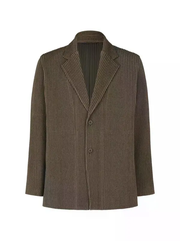 Issey Miyake Wool Like Light Jacket - Brown