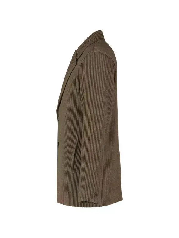Issey Miyake Wool Like Light Jacket - Brown