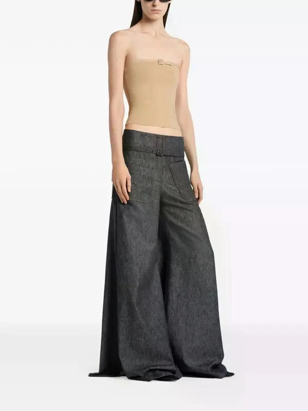COURREGES Belted Palazzo Pants