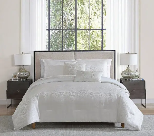 Tahari Home Sterling 5-pc Jacquard Comforter Se T, Queen - One-color