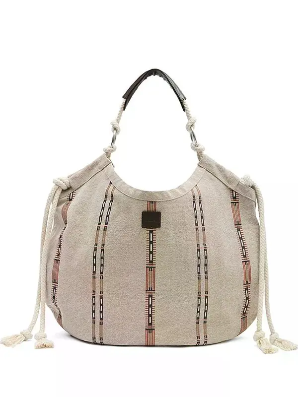 Isabel Marant Étoile Byron Cotton Tote Bag - Neutrals