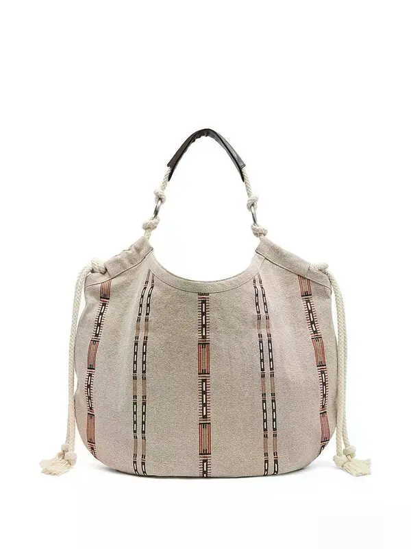 Isabel Marant Étoile Byron Cotton Tote Bag - Neutrals