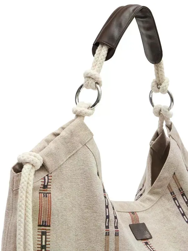 Isabel Marant Étoile Byron Cotton Tote Bag - Neutrals