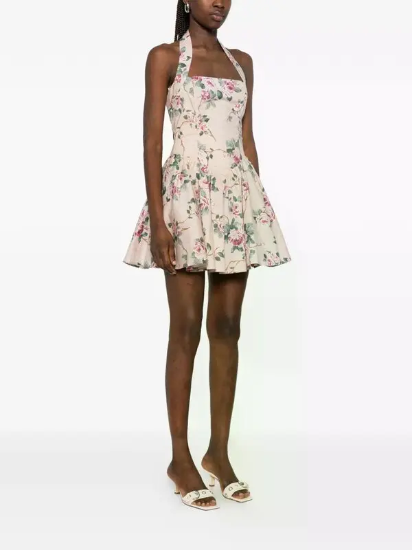 ANIYE BY Floral-pattern Midi Dress