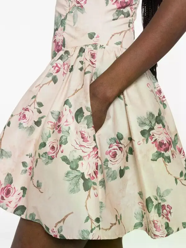 ANIYE BY Floral-pattern Midi Dress
