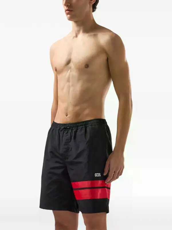 Gcds Striped Swim Shorts