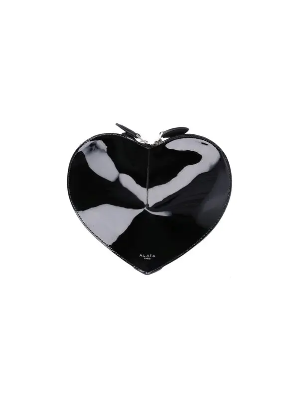Alaïa Le Cœur" Shoulder Bag - Black