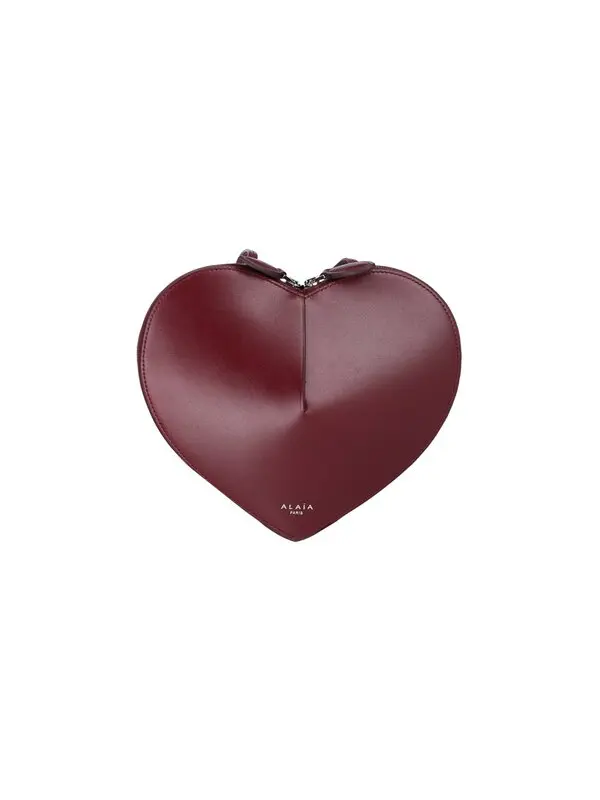 Alaïa Le Cœur" Shoulder Bag - Red
