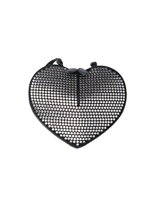 Alaïa Le Cœur" Shoulder Bag - Silver