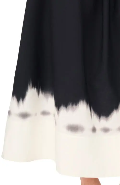 Halogen Drawstring Cotton Maxi Skirt