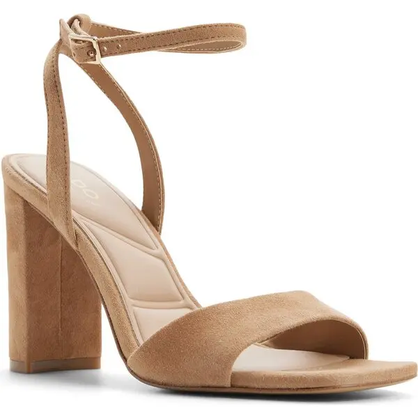 Aldo Serenya Ankle Strap Sandals - Medium Brown
