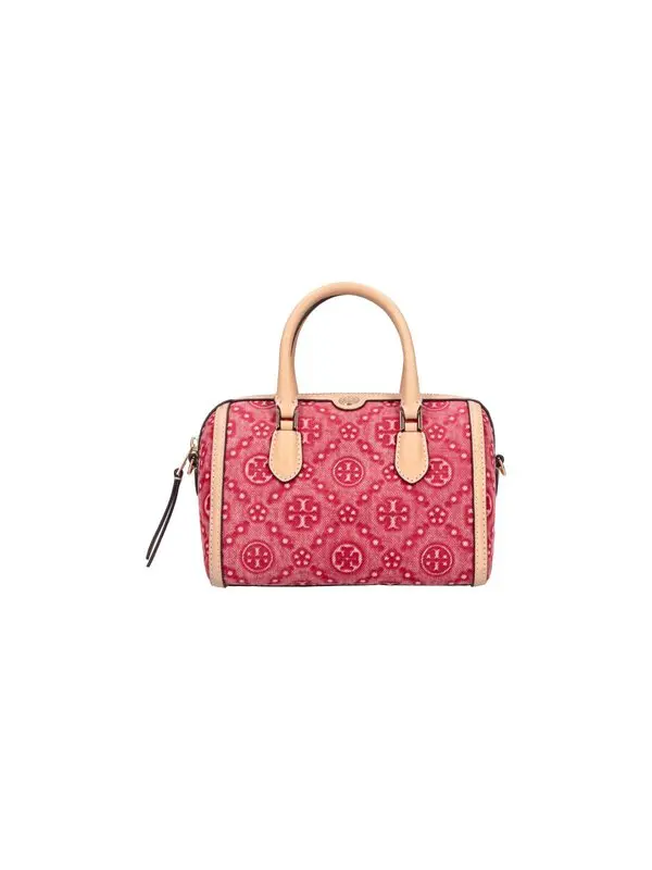 Tory Burch T Monogram Petite Barrel Handbag