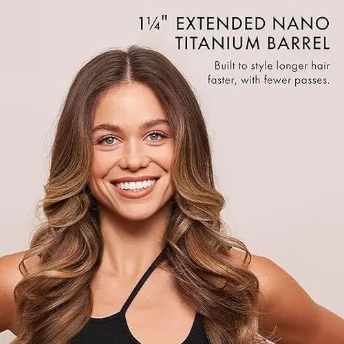 BABYLISSPRO Nano Titanium 1¼" Extended Barrel Curling Iron