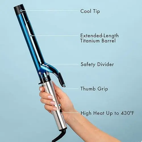 BABYLISSPRO Nano Titanium 1¼" Extended Barrel Curling Iron