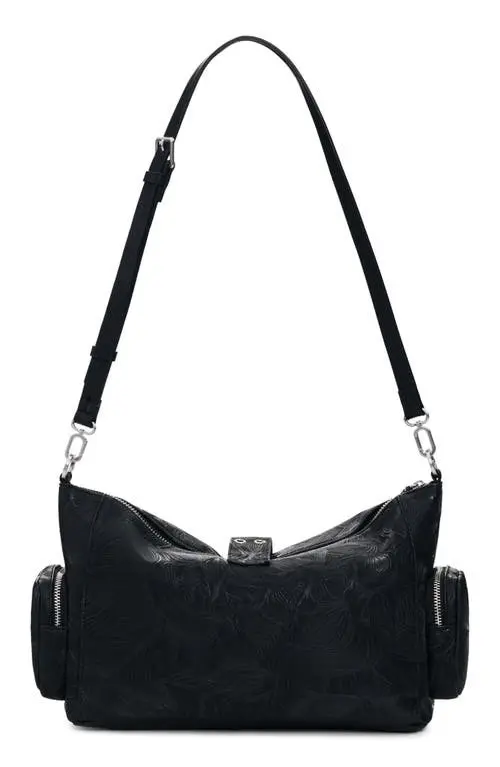 Desigual Embossed Faux Leather Handbag