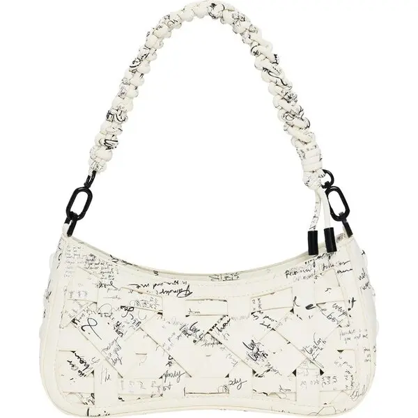 Desigual Crisscross Shoulder Bag - Medium Beige