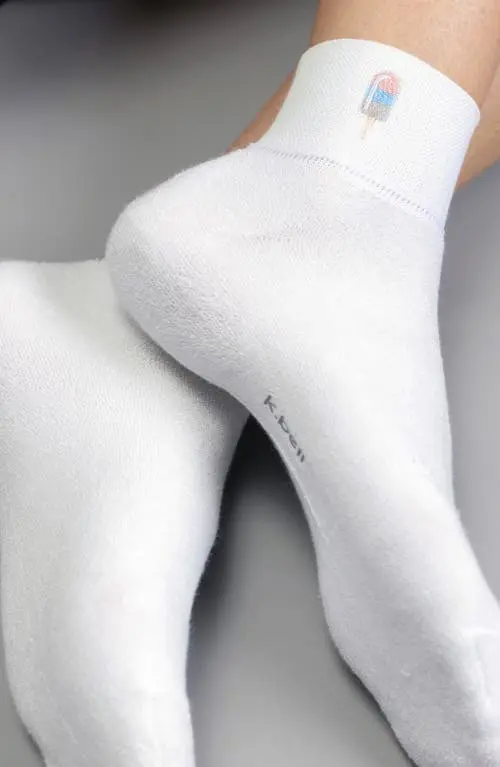 K BELL SOCKS Assorted 2-pack - White