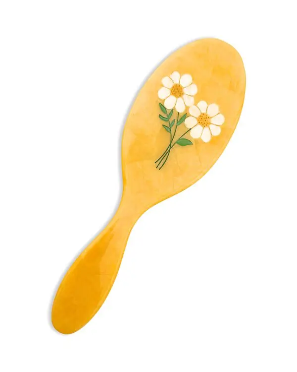 SOLAR ECLIPSE Large Amazing Hair Day Brush Vintage Daisy Stem - No Color