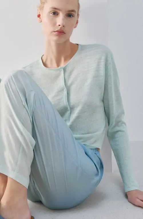 Mango Linen-blend Cardigan