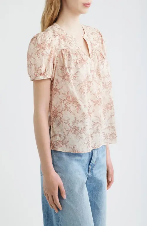 Paige Marlena Floral Cotton Blouse
