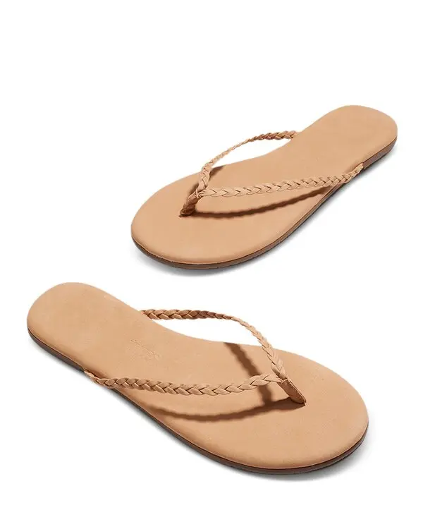 Tkees Suede Thong Sandals - Sunkissed