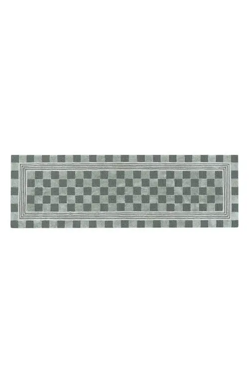 MACKENZIE-CHILDS Green Tonal Check Runner - Sage