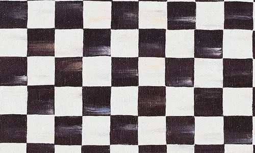 MACKENZIE-CHILDS Courtly Checkered Machine Washable Rug