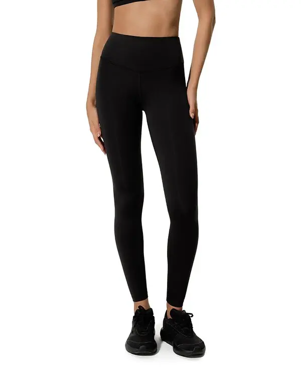 Lilysilk Silk Contour High Rise Soft Ease Leggins - Black