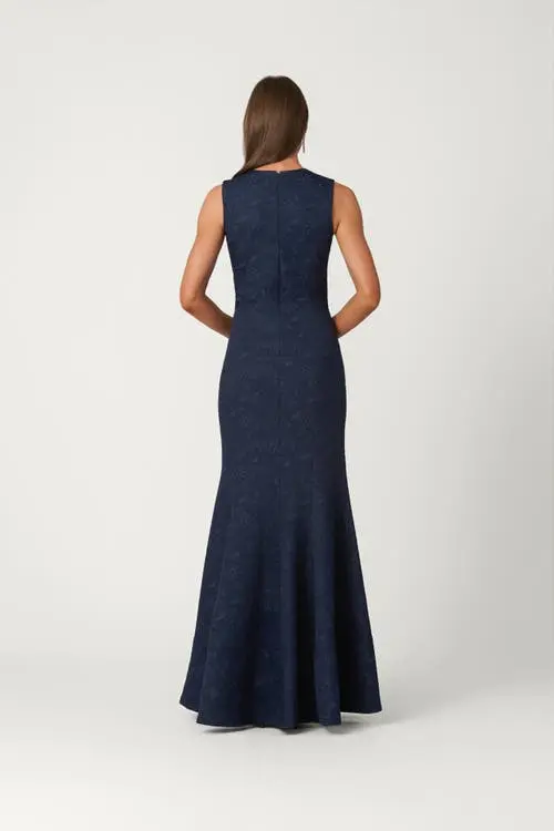 Shoshanna Paisley Jacquard Wilson Gown