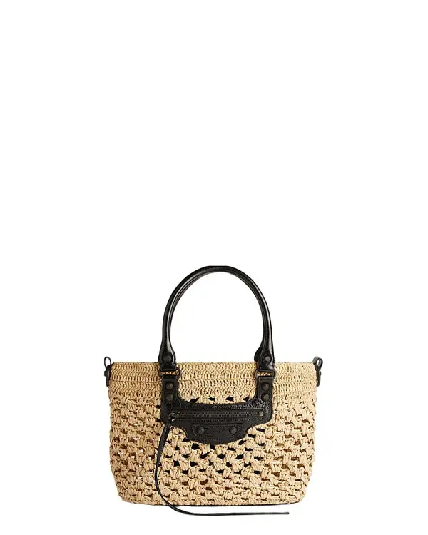 Balenciaga Le City Basket Small - Natural/black