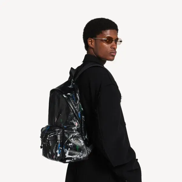 Balenciaga Explorer Backpack - Black/multicolor