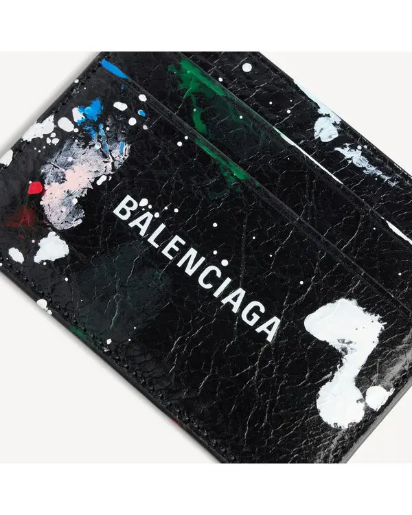Balenciaga Cash Card Holder - Black/multicolor