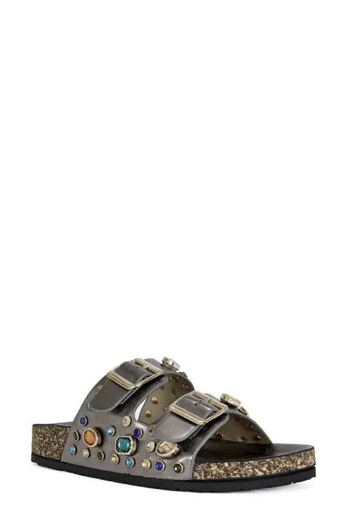 AZALEA WANG Bayleaves Sandal - Pewter