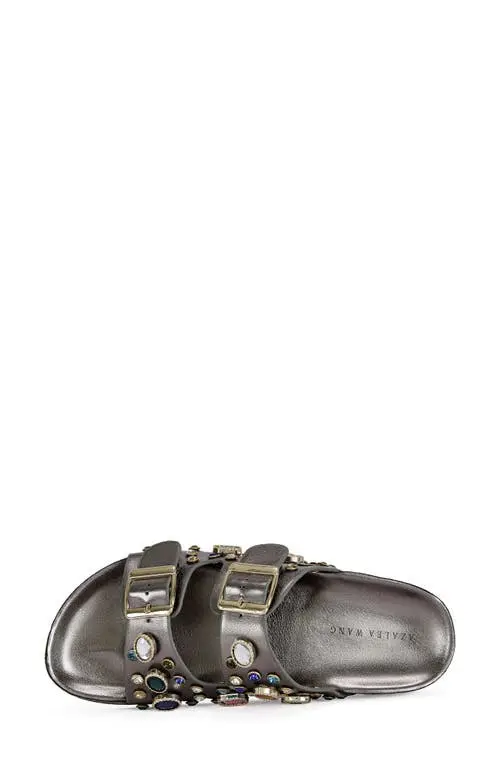 AZALEA WANG Bayleaves Sandal - Pewter
