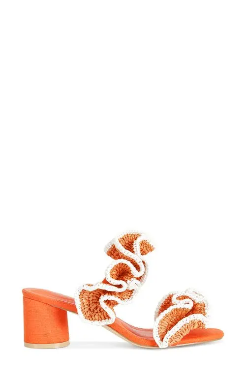 AZALEA WANG Chahna Block Heel Sandal