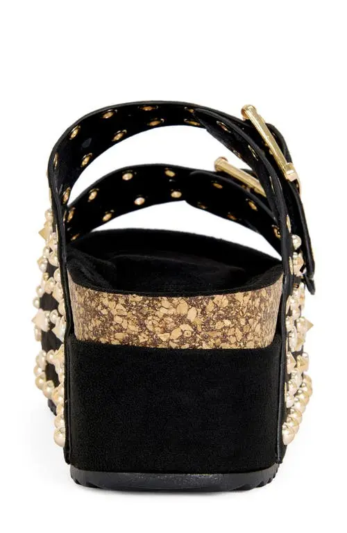 AZALEA WANG Kaegan Platform Sandal - Black