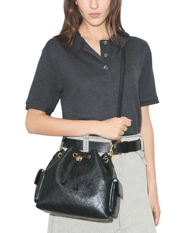Tory Burch Charlie Quilted Leather Shoulder Bag