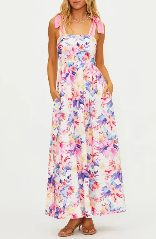 Beach Riot Charlotte Floral Fit & Flare Maxi Dress - Hibiscus Garden