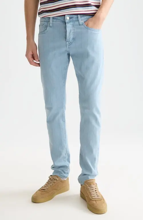 Scotch & Soda Ralston Regular Fit Slim Pinstripe Jeans - Faded Denim