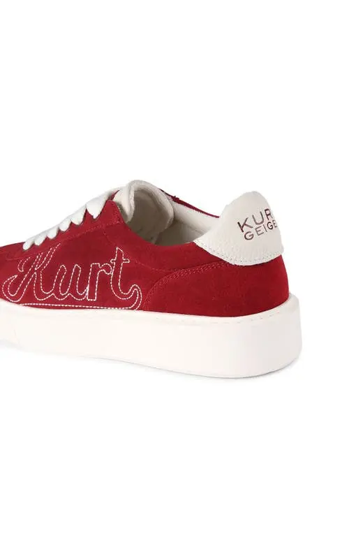 Kurt Geiger Albion Retro Low Top Sneakers - Red